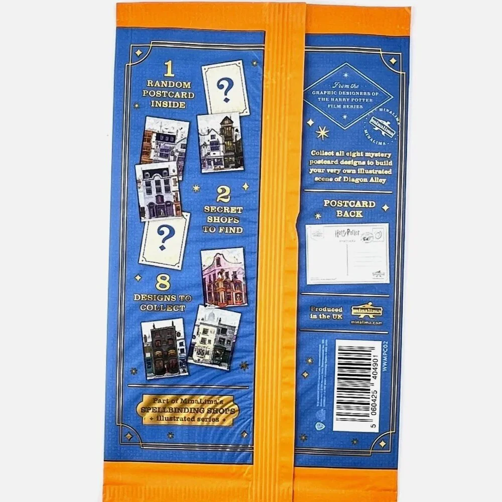 MinaLima | Office | Harry Potter Minalima Diagon Alley Mystery Postcard ...